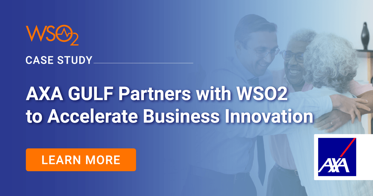 AXA GULF Partners with WSO2 to Accelerate Business Innovation