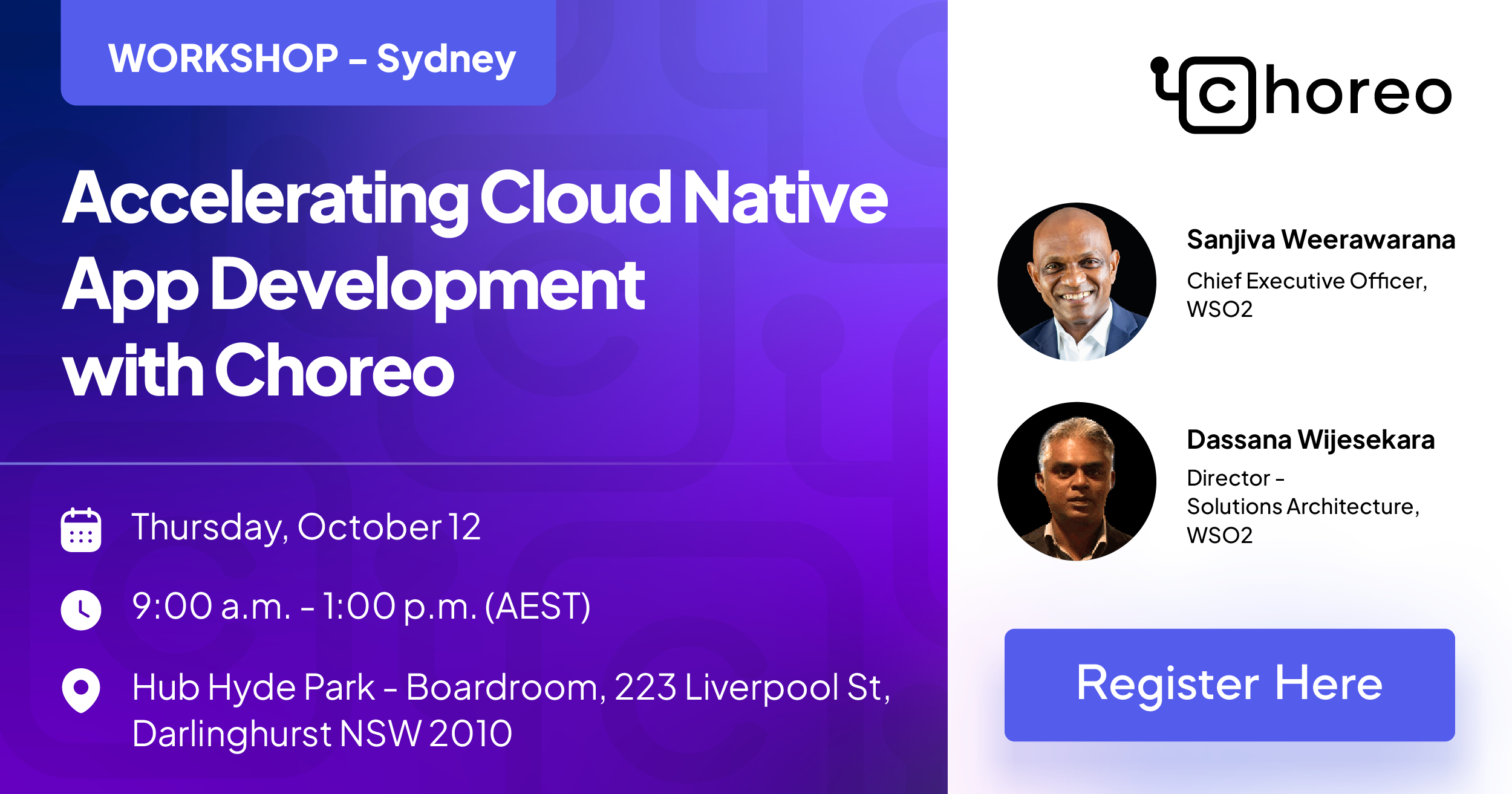 Accelerating Cloud Native App Development with Choreo - Sydney