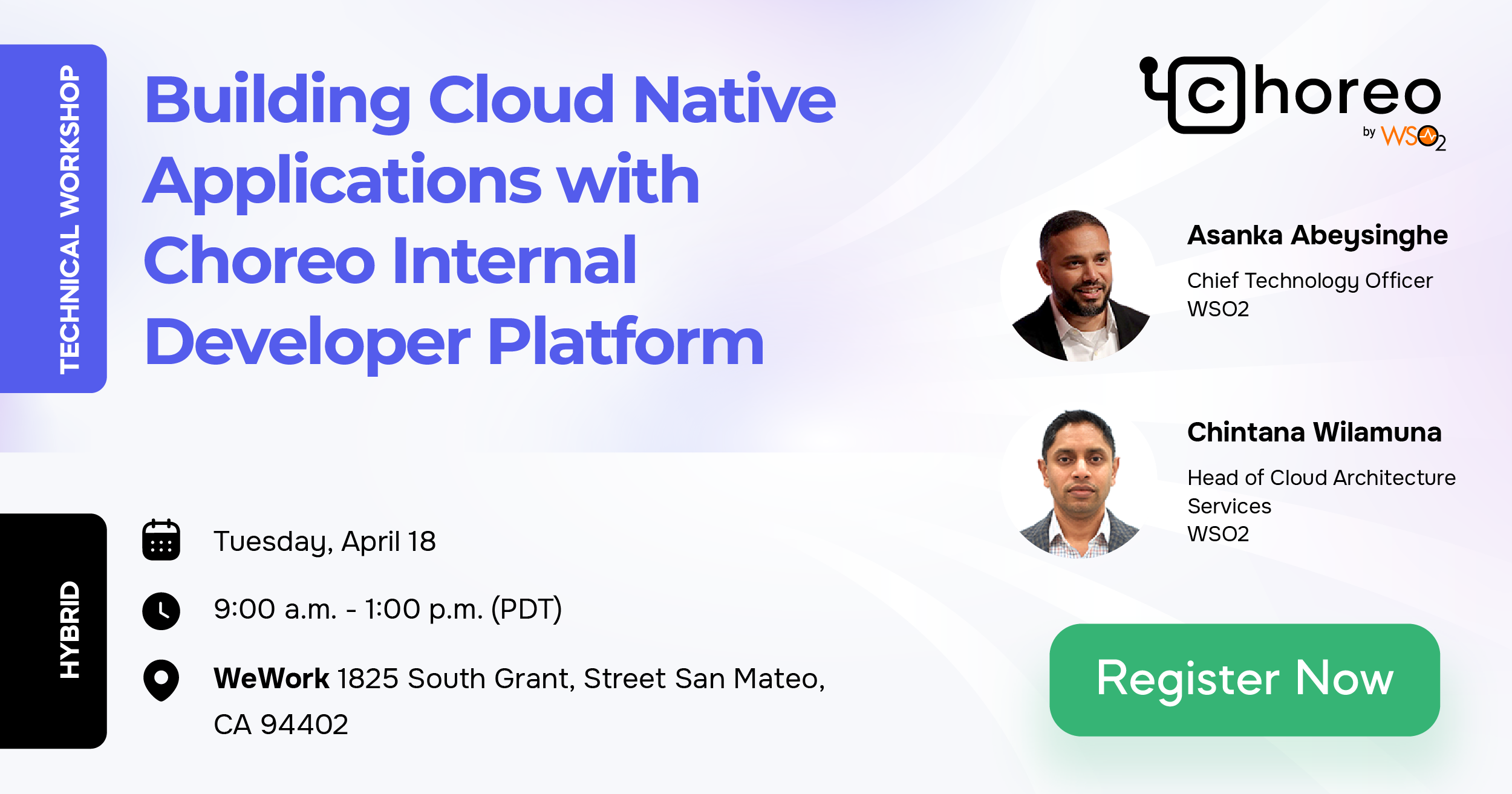Building Cloud Native Applications With Choreo Internal Developer Platform A Technical Workshop